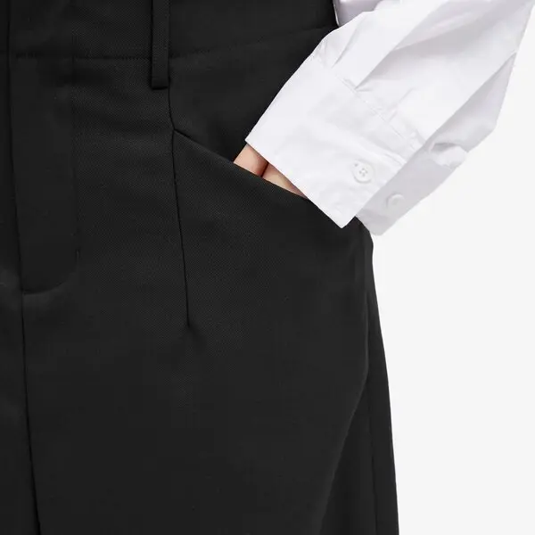 Entire Studios Rumy Shorts - Black Wool | Editorialist
